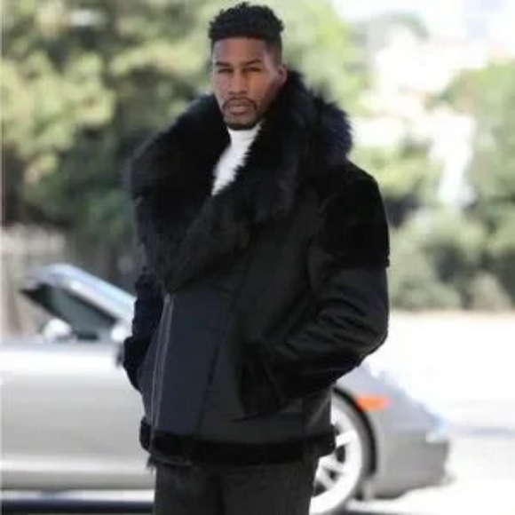 Manzini | Other | Mens Manzini Black Faux Fur Coat Nwt | Poshmark